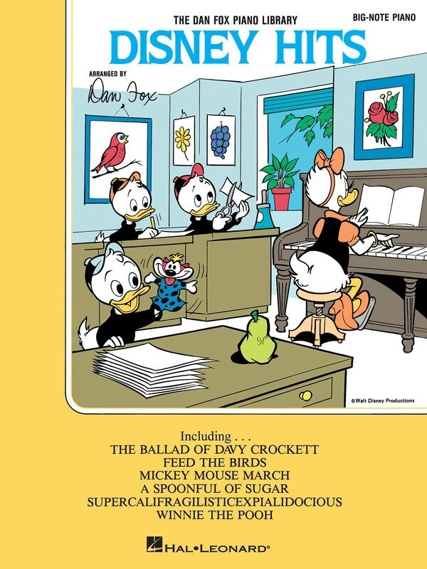 Disney Hits Big Note Piano (Softcover Book) - Hal Leonard
