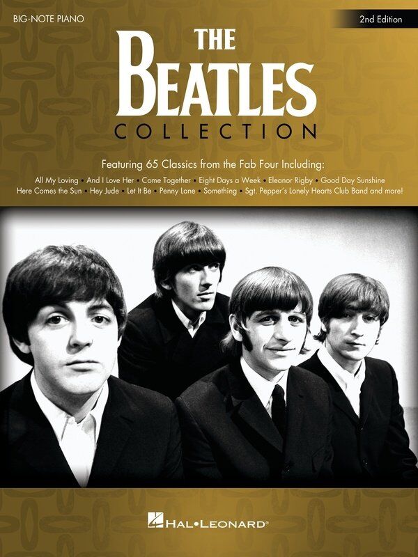 Beatles Collection Big Note Piano 2nd Edition (Softcover Book) - Hal ...