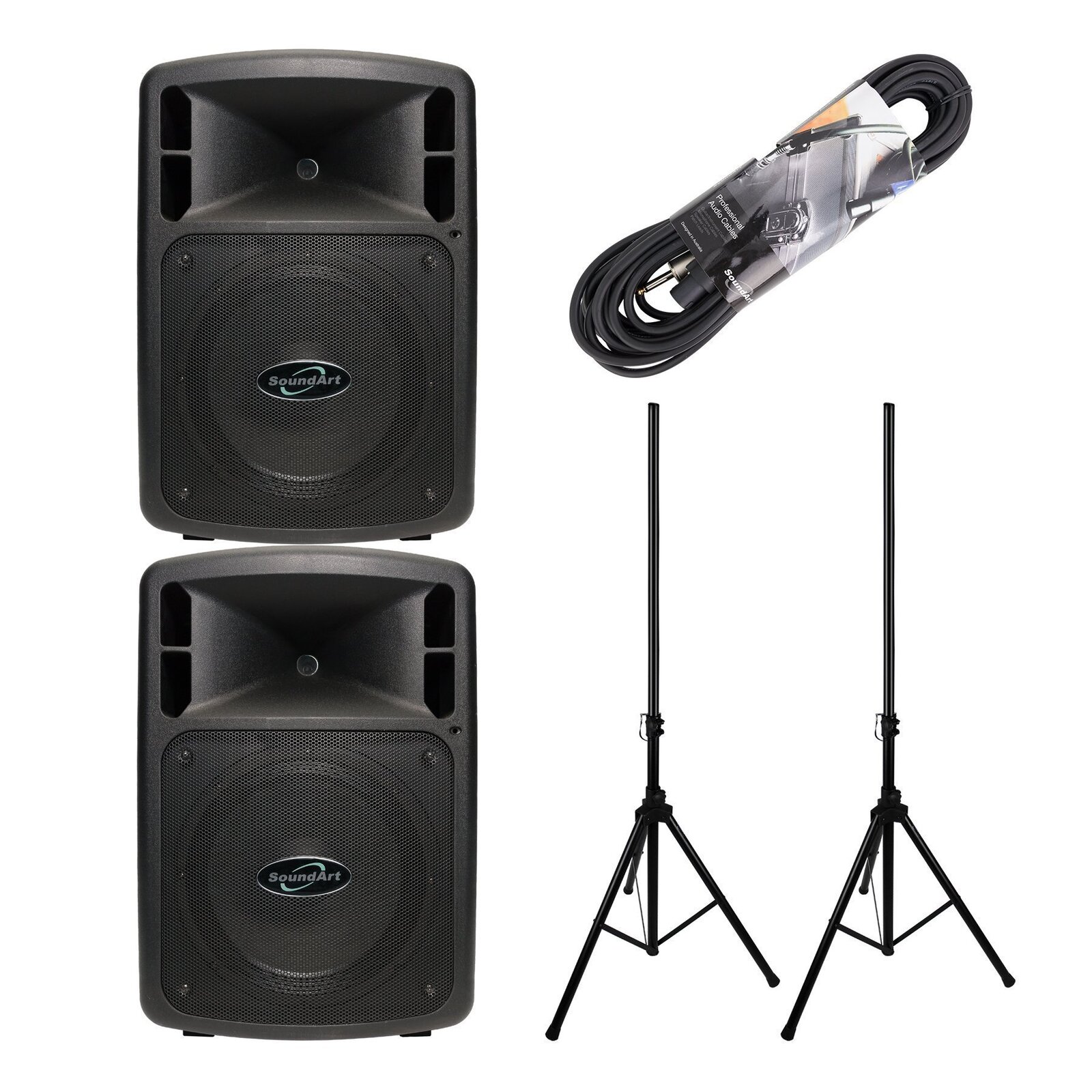 Soundart 200 Watt Compact Stereo PA Pack - SoundArt